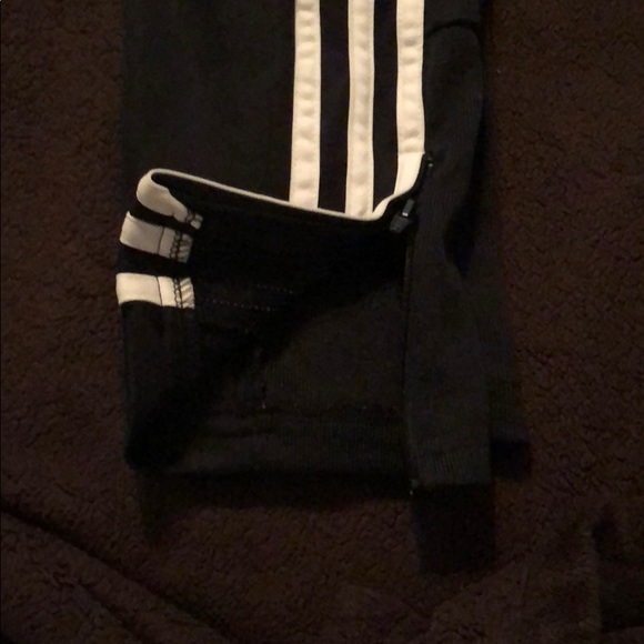 adidas | Bottoms | Unisex Track Pant With Zippers At Bottom Of Leg ...